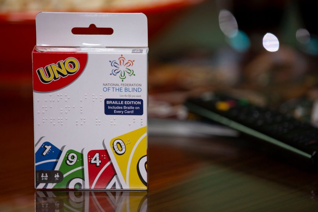 UNO Creates First Ever Braille Card Deck