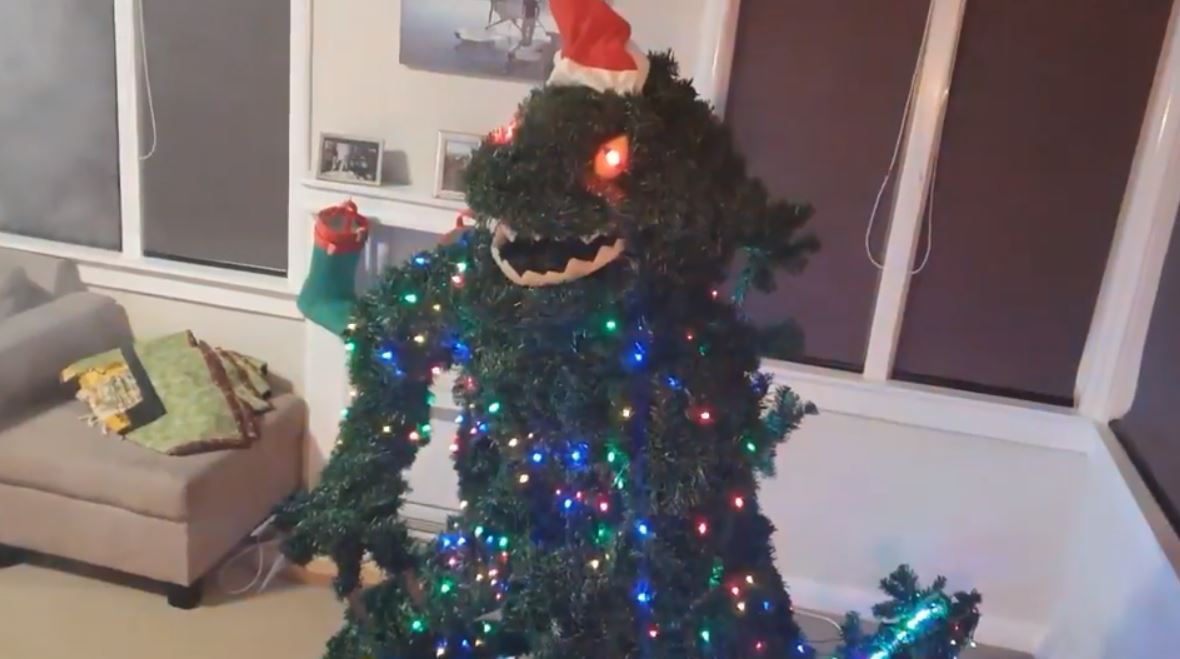 This Godzilla Christmas Tree is Enviable!