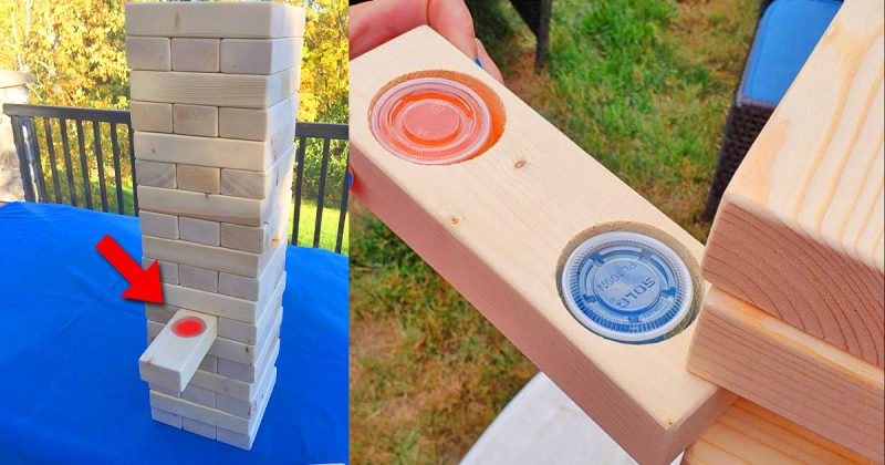 Tipsy Jenga Has Blocks With Hidden Jello Shots