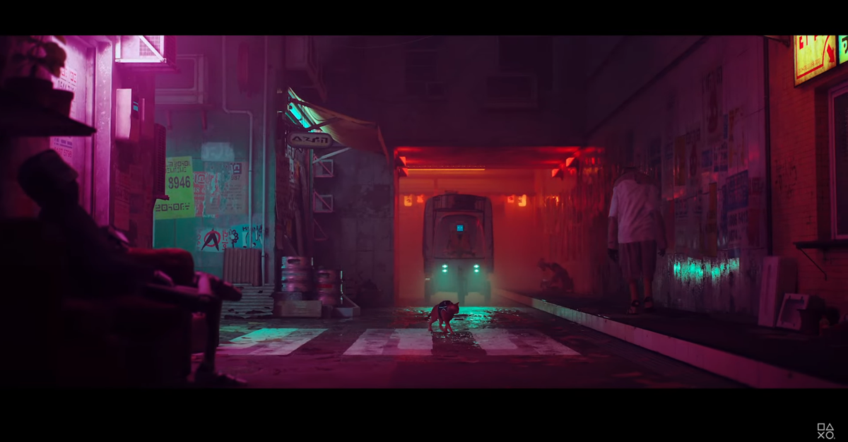 Play as a Space Cat in PS5 Cyberpunk Game "Stray"