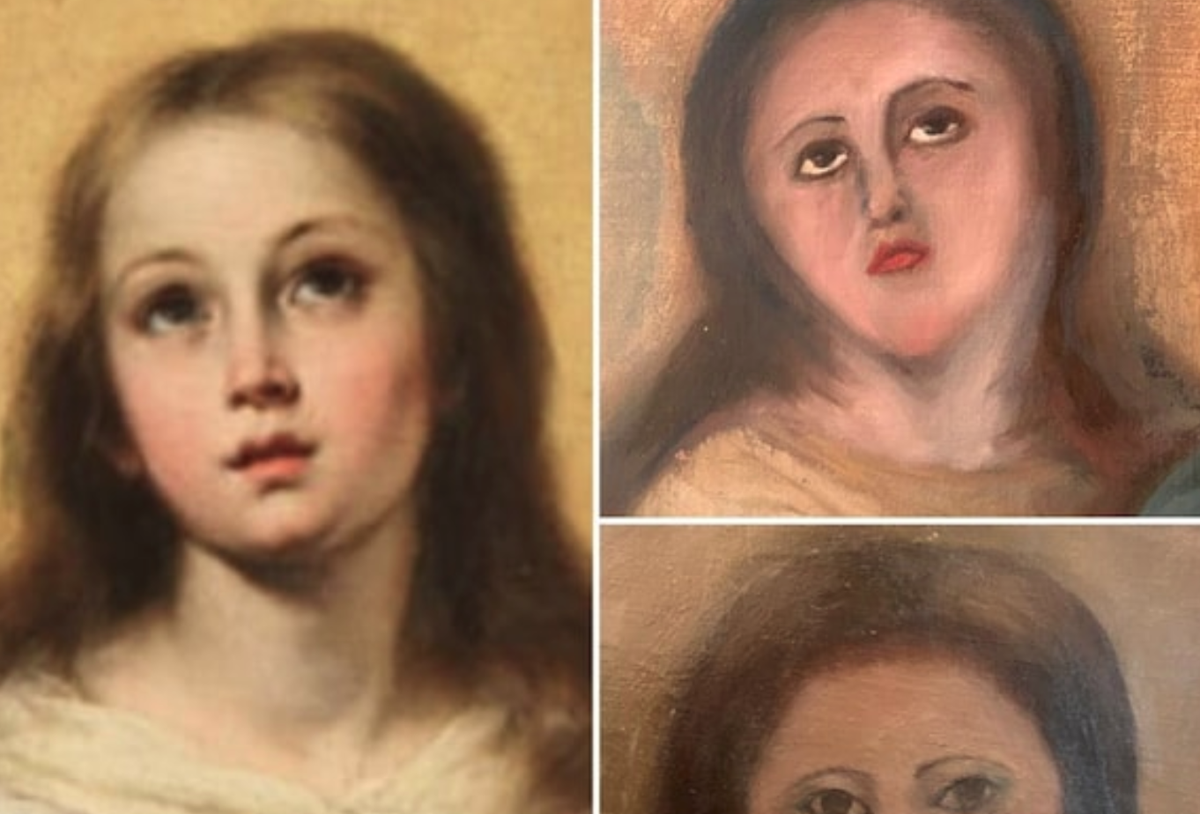 Another Masterpiece Painted Ruined by Bad Restoration