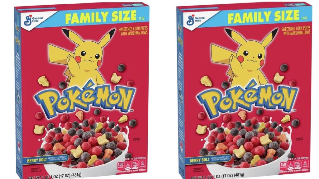 Pokémon Berry Bolt Cereal with Pikachu Marshmallows is Out Now!