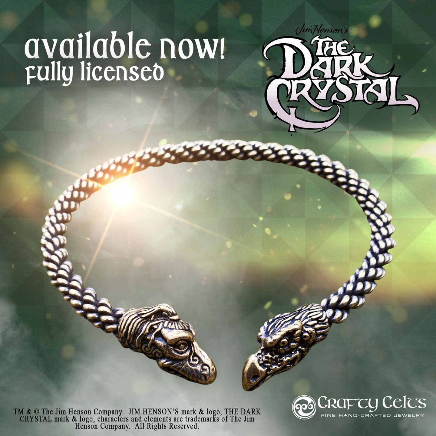 Beautiful "The Dark Crystal" Jewelry from The Crafty Celts