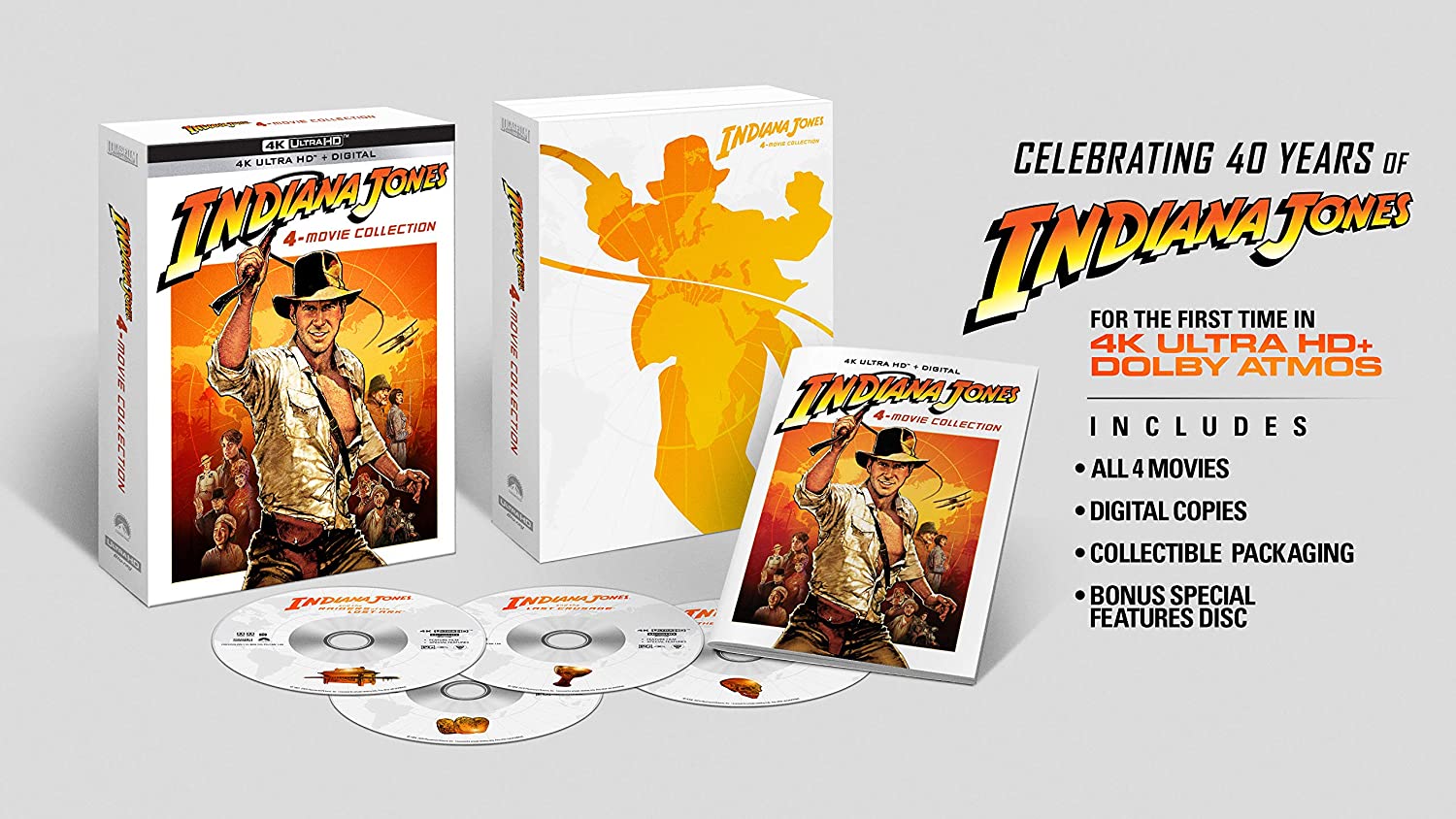 "Indiana Jones" 4K Box Set Available for Pre Order Now!