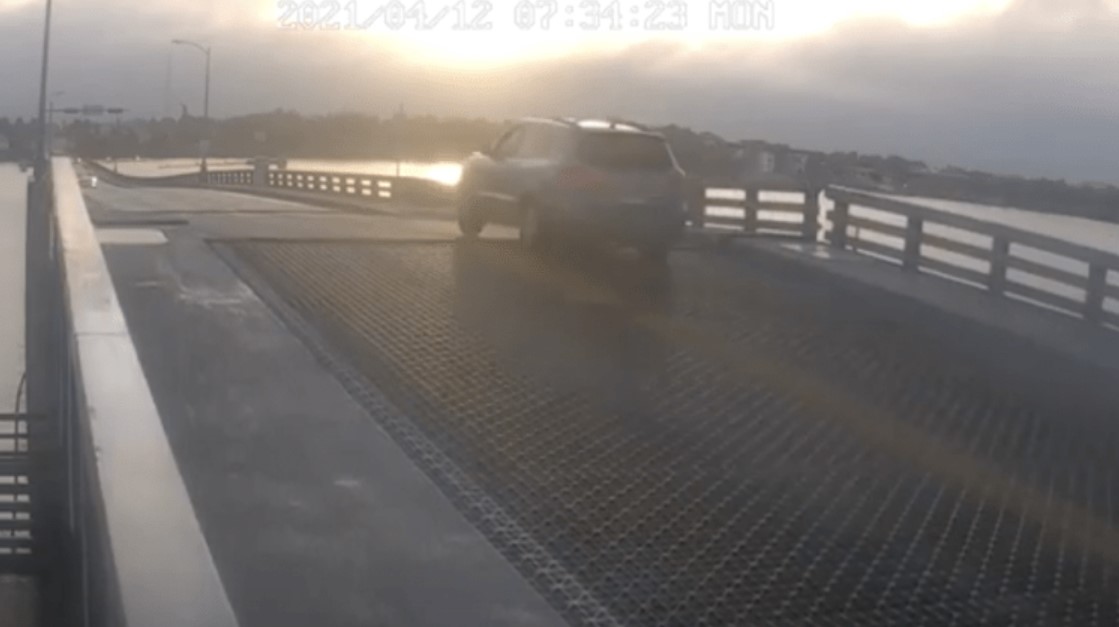 Florida Person Jumps SUV Over Drawbridge in Mid-Ascent