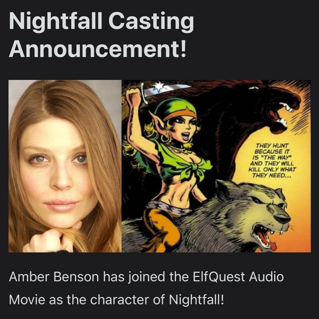 "ElfQuest" the Audio Movie Casts Moonshade, Nightfall, and More!
