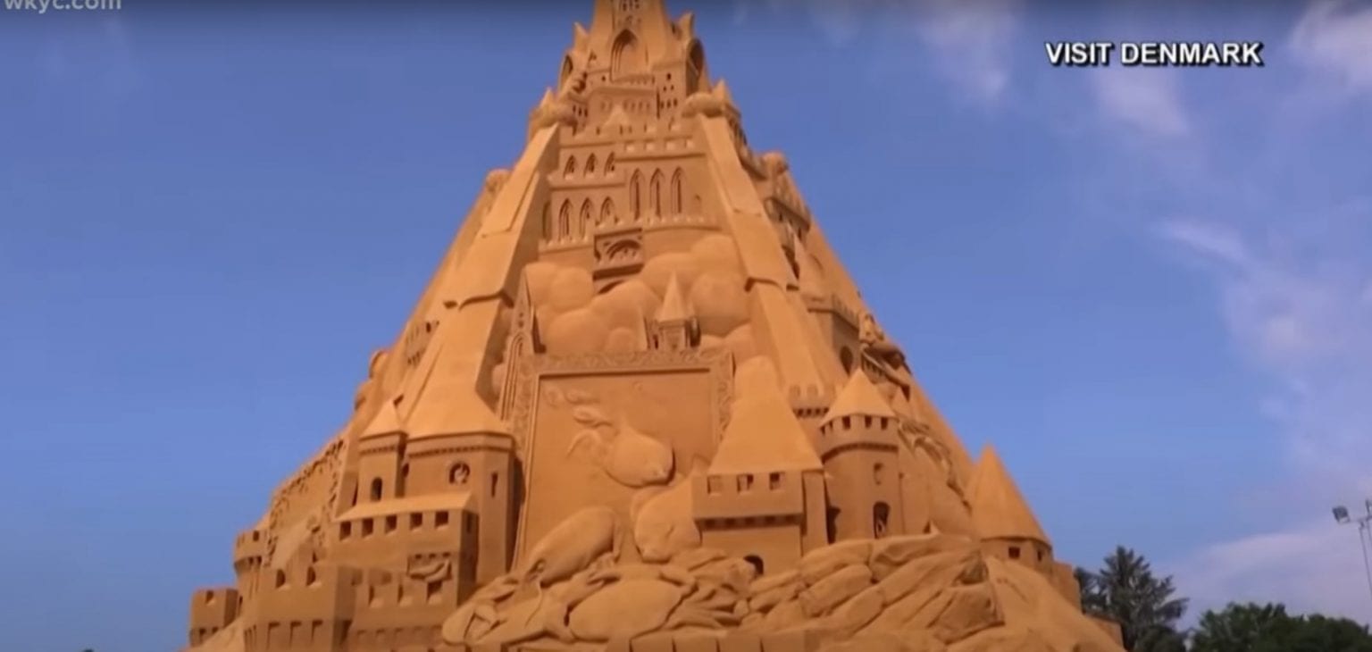 World's Tallest Sandcastle Has Been Unveiled In Denmark