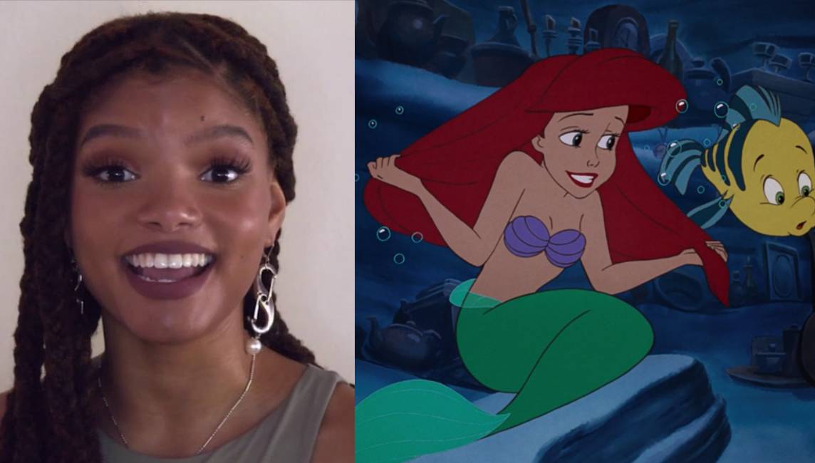 Halle Bailey Offers First Look At Ariel from "The Little Mermaid"