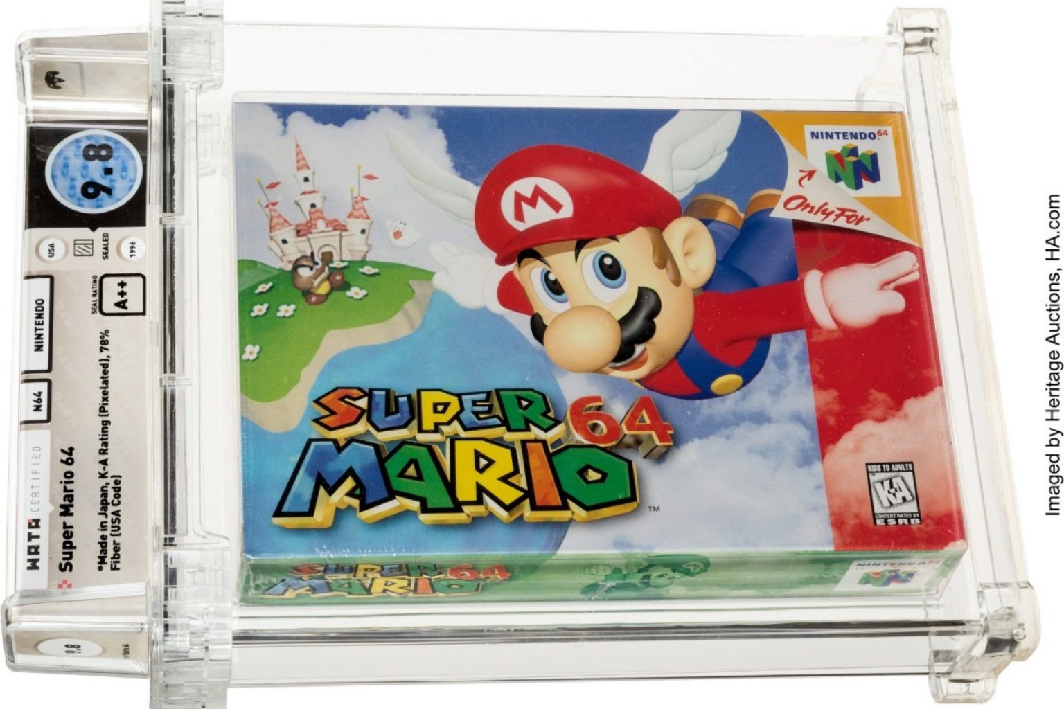 Near-Perfect Sealed Copy of "Super Mario 64" Sells for Over $1.5 Million