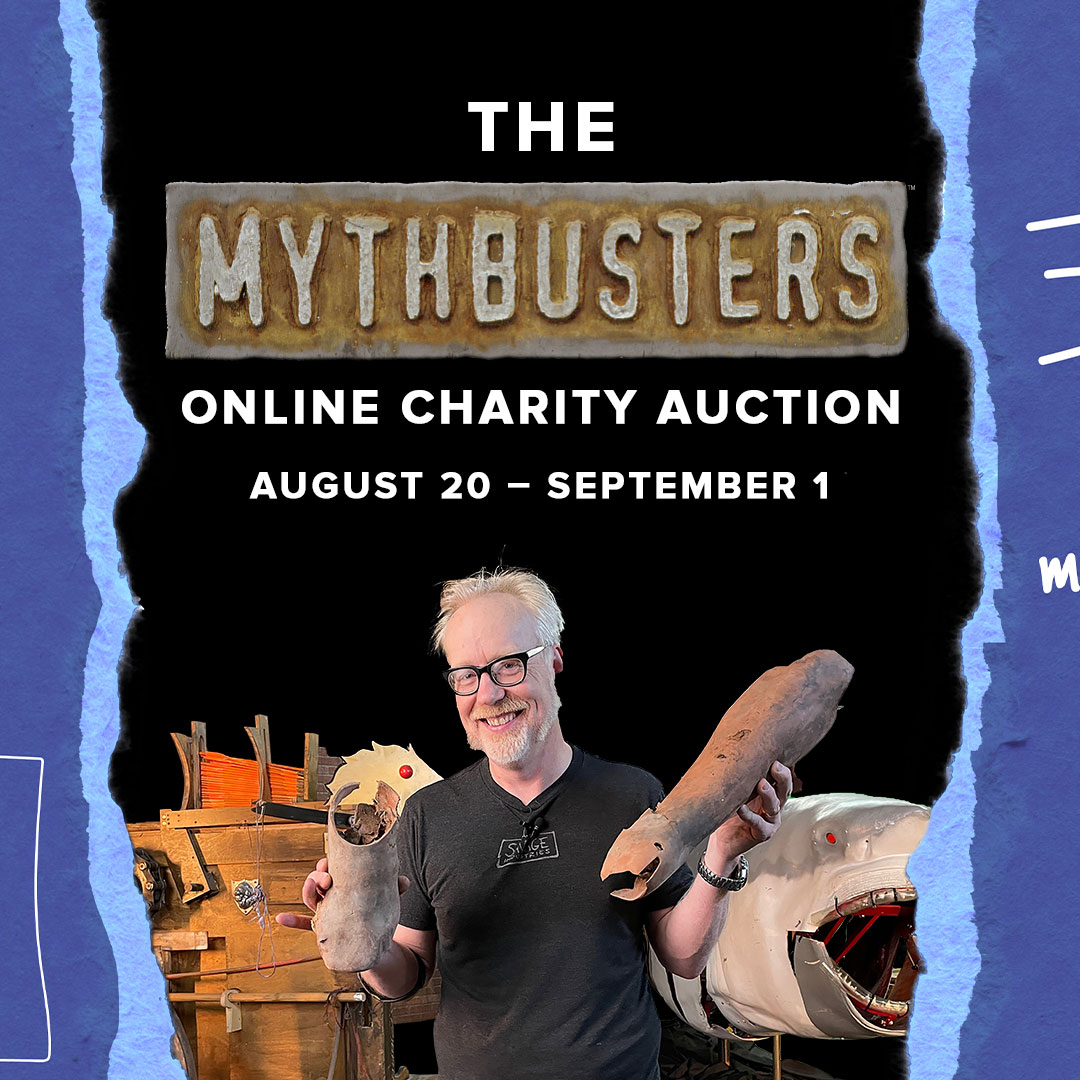 "Mythbusters" Auction to Benefit Grant Imahara STEAM Foundation Announced