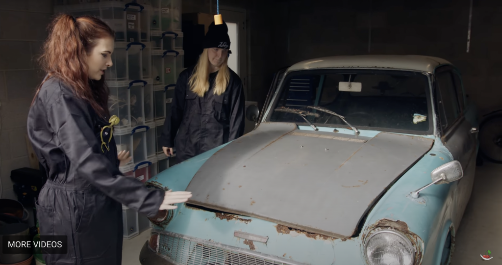 Harry Potter Fan Restoring 1960 Ford Anglia, aka The Weasley's Car