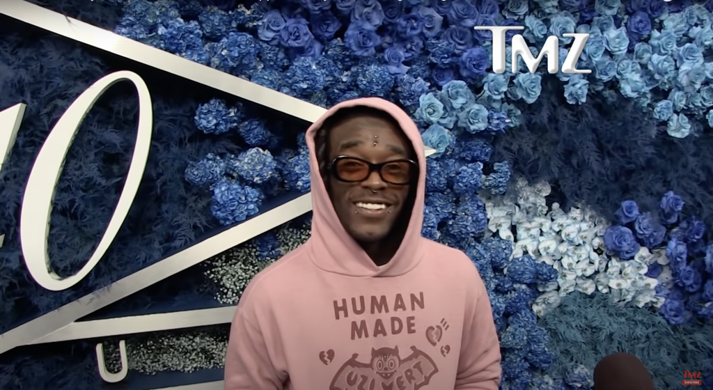 Lil Uzi's Forehead Diamond Ripped Out While Crowd Surfing With Fans