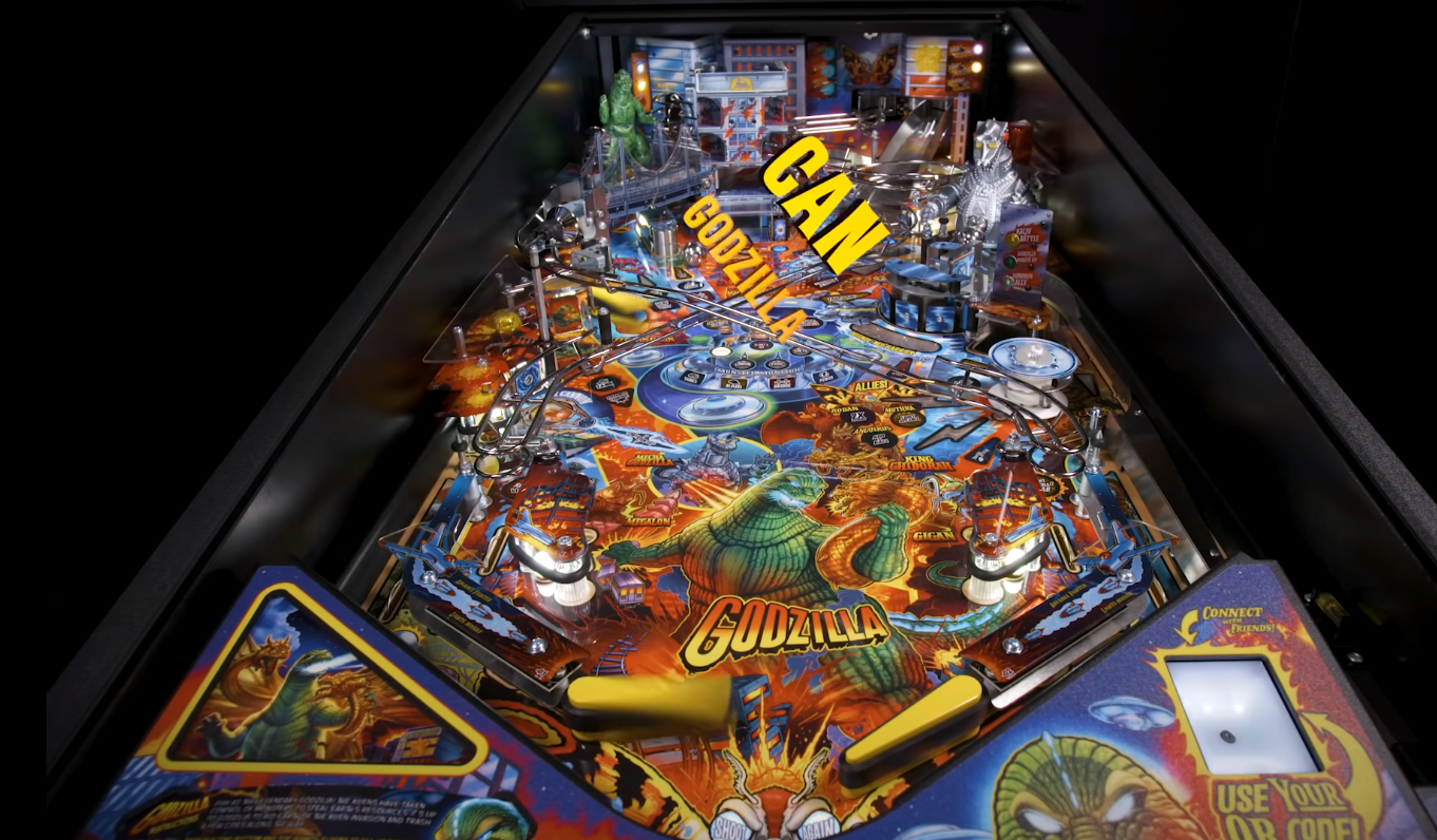 Stern Reveals Toho Collaboration with New Godzilla Pinball Table