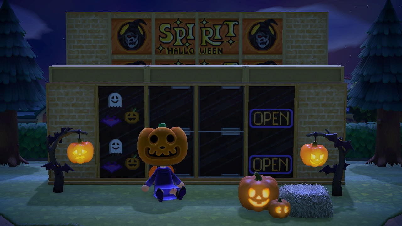 Make Your Own Spirit Halloween Store in "Animal Crossing"