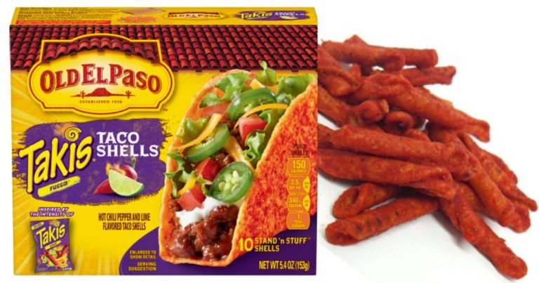 El Paso Adds Takis Fuego Hot Chili Pepper and Lime Flavored Taco Shells