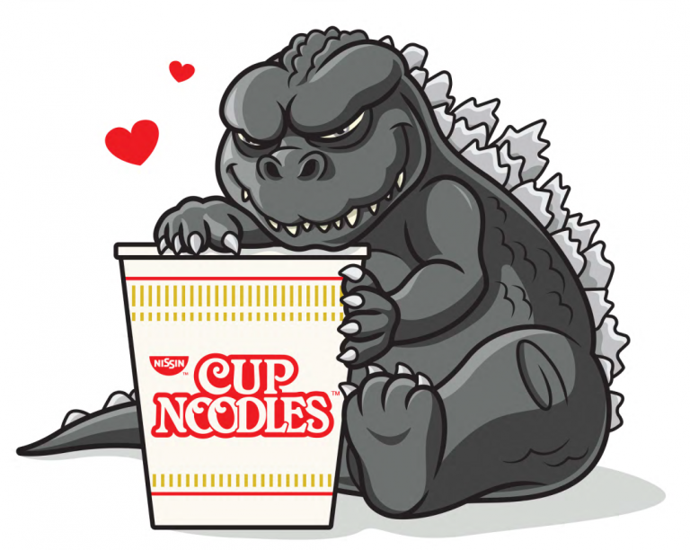 Cup Noodles Releasing Apparel for Godzilla's 67th Birthday