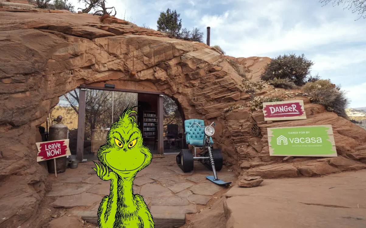 Book a Stay in The Grinch's Cave for the Holidays!