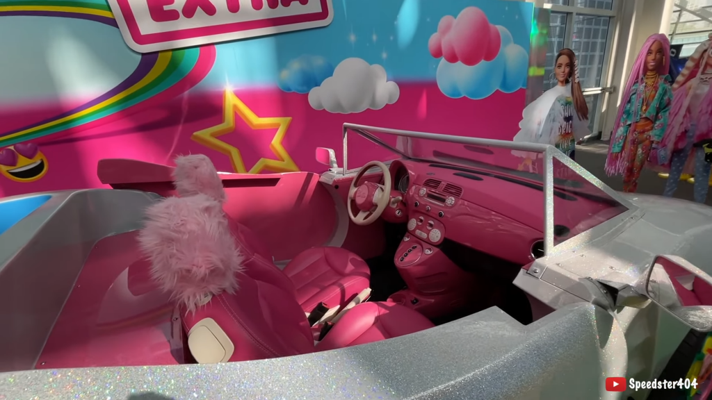 Life-Sized Drivable Barbie Car Unveiled at The LA Auto Show