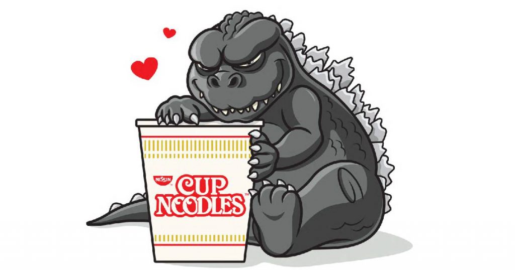 Cup Noodles Releasing Apparel for Godzilla's 67th Birthday