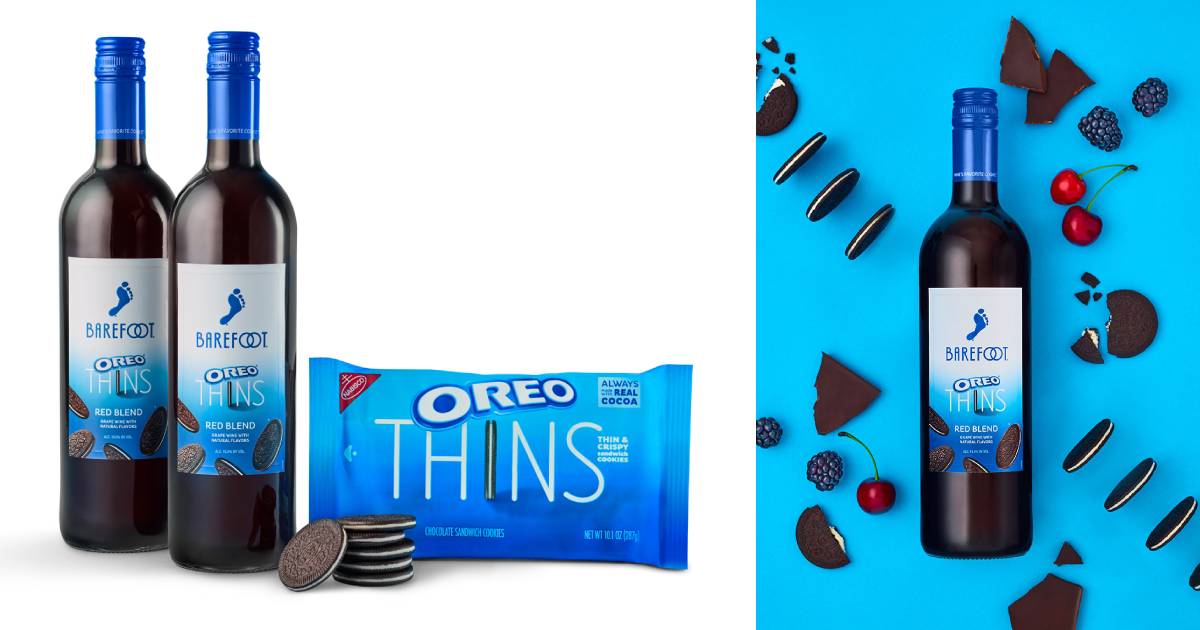 Ultimate Wine Pairing Exists with Barefoot and Oreo Thins!