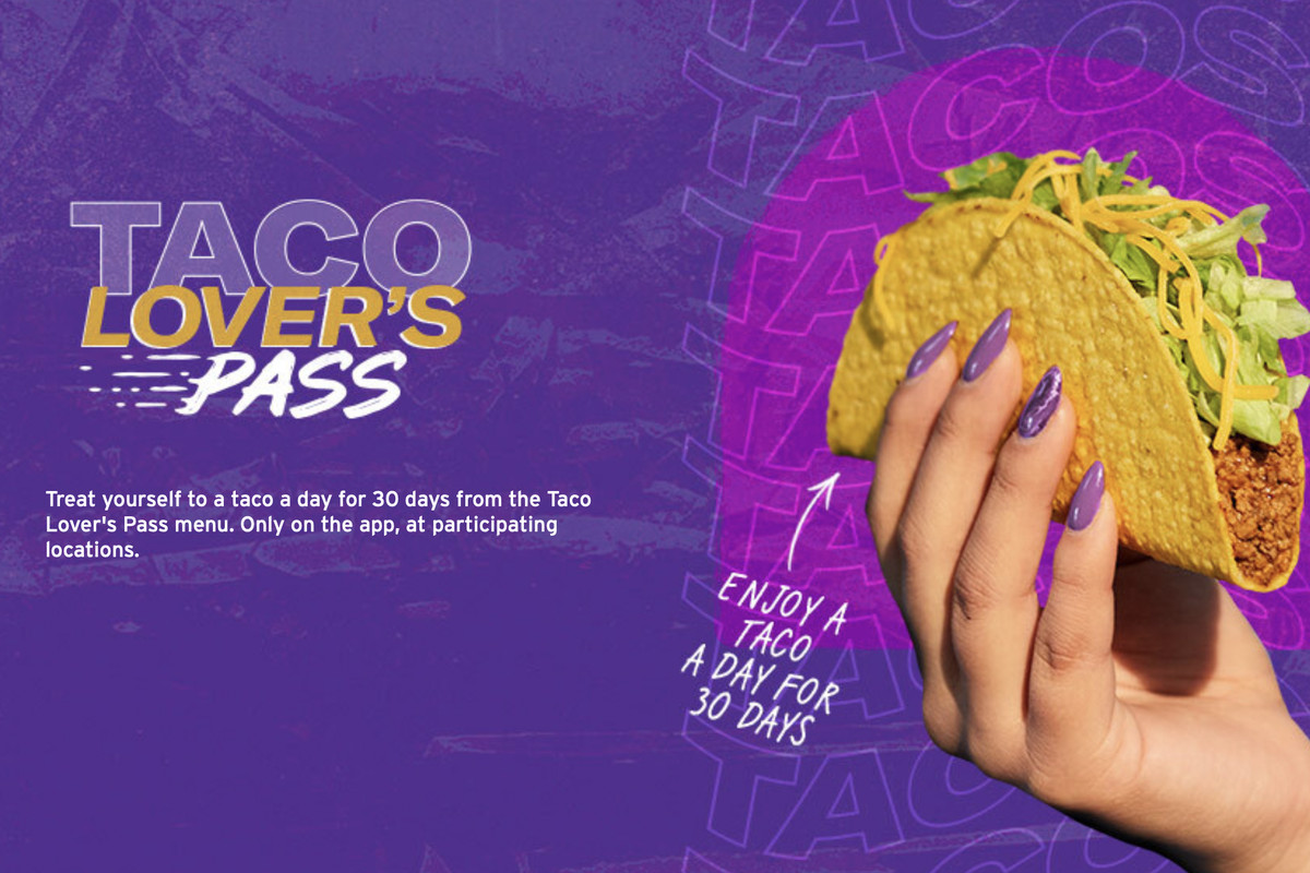 Subscribe to Taco Bell, Get Free Taco Every Day for 30 Days