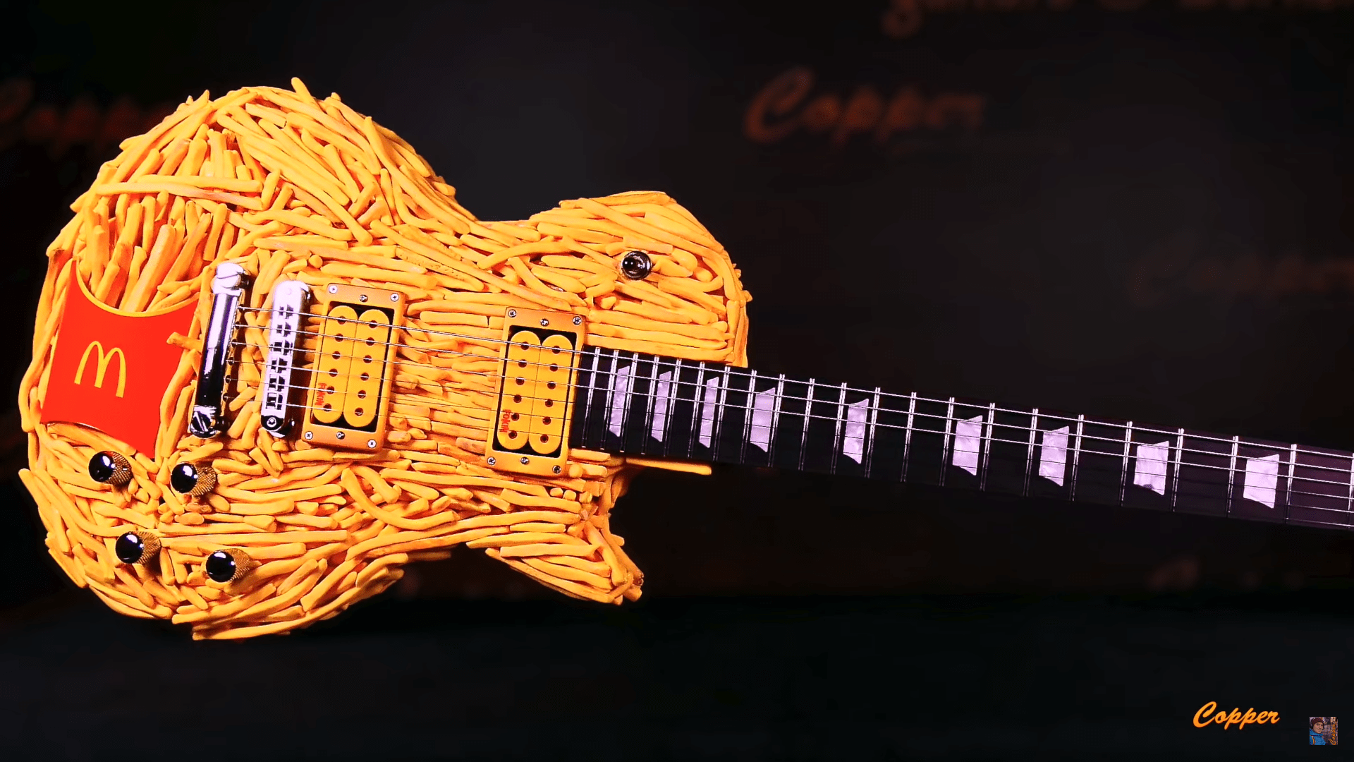 Delicious: Electric Guitar Made from McDonald's French Fries