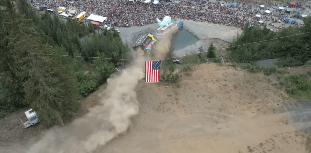 Town in Alaska Launches Cars off Cliff at Annual Event