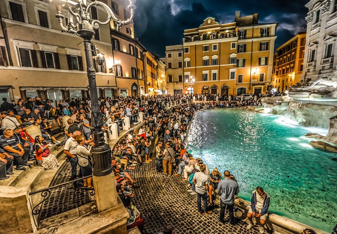 Activists Dump Charcoal in Rome's Iconic Trevi Fountain