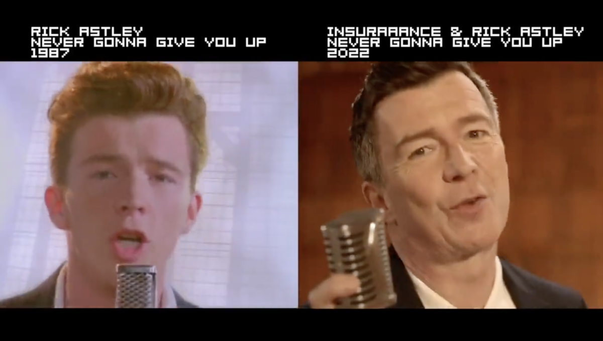 Rick Astley Recreates Iconic Music Video for AAA Insurance