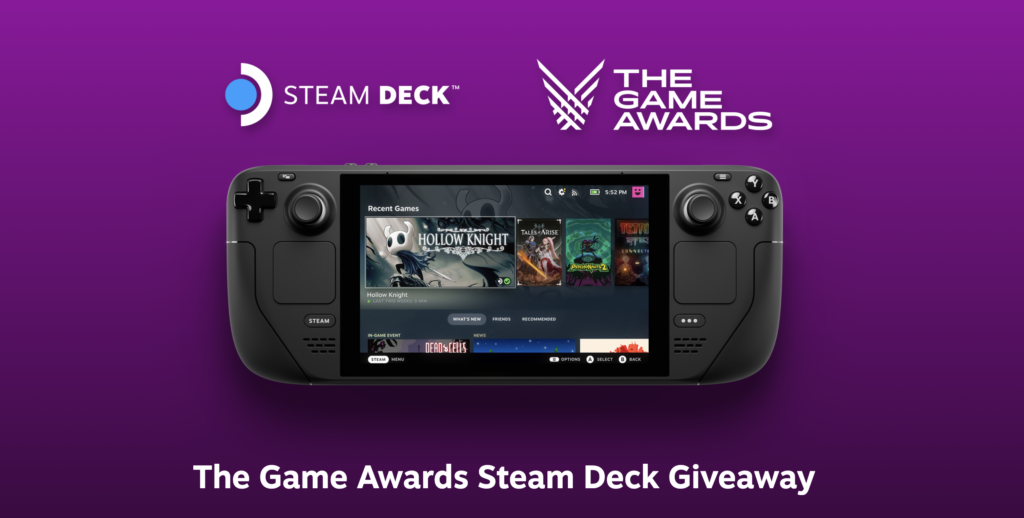Win a Steam Deck by Watching the 2022 Game Awards!