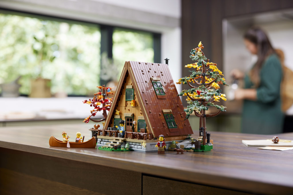 LEGO Ideas Reveals New A-Frame Cabin Set