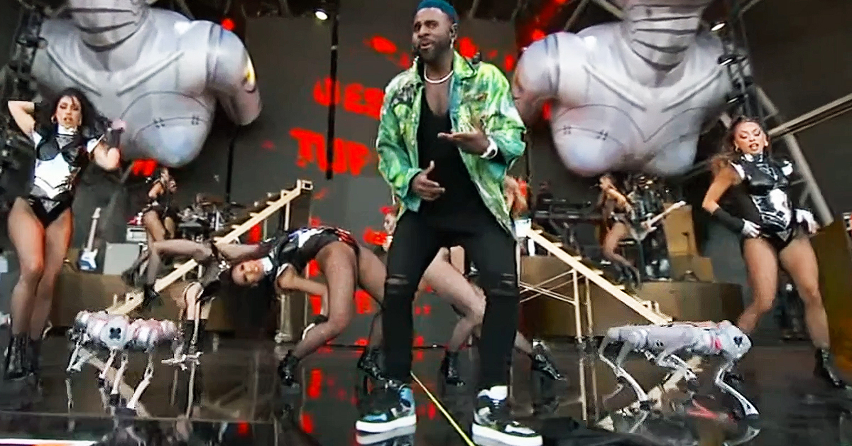 Jason Derulo's Robot Dog Backup Dancers Raise Questions