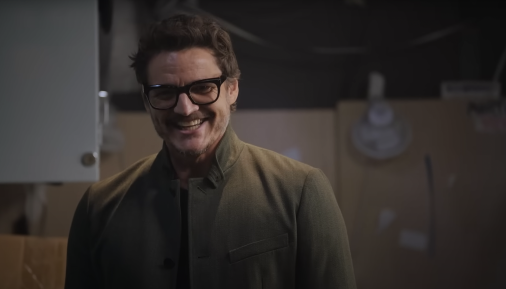 Pedro Pascal Meets "SNL" Castmember Matt the Clicker