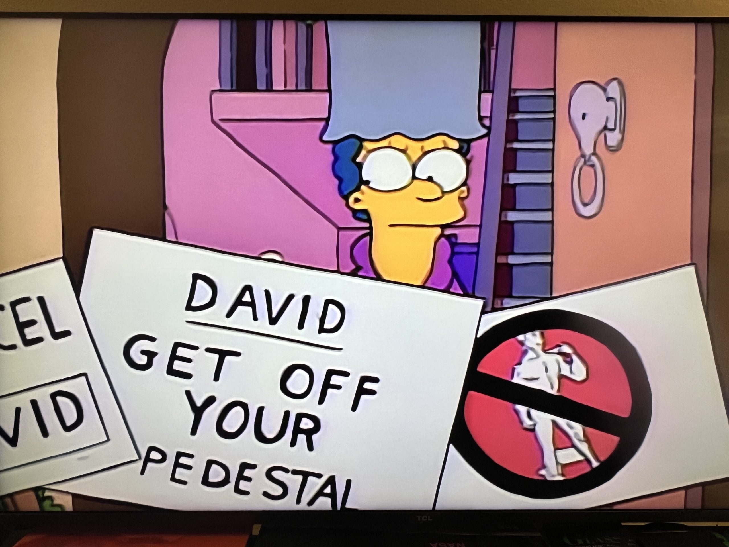 "The Simpsons" Predicted Florida's David Statue Controversy