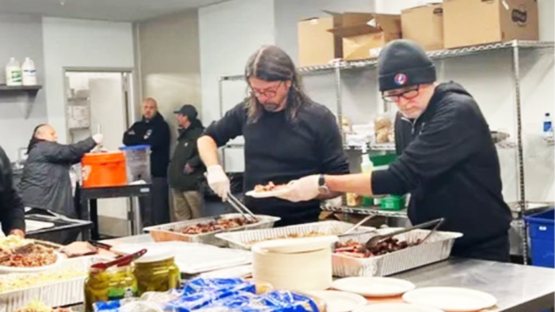 Dave Grohl Spends 16 Hours Smoking Meat for the Homeless