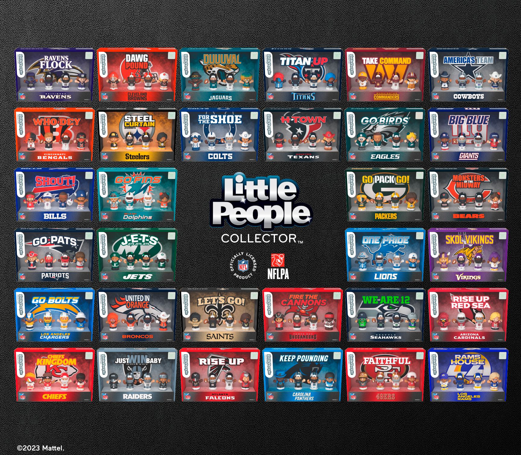 Mattel Partnering With NFL for Little People Collection