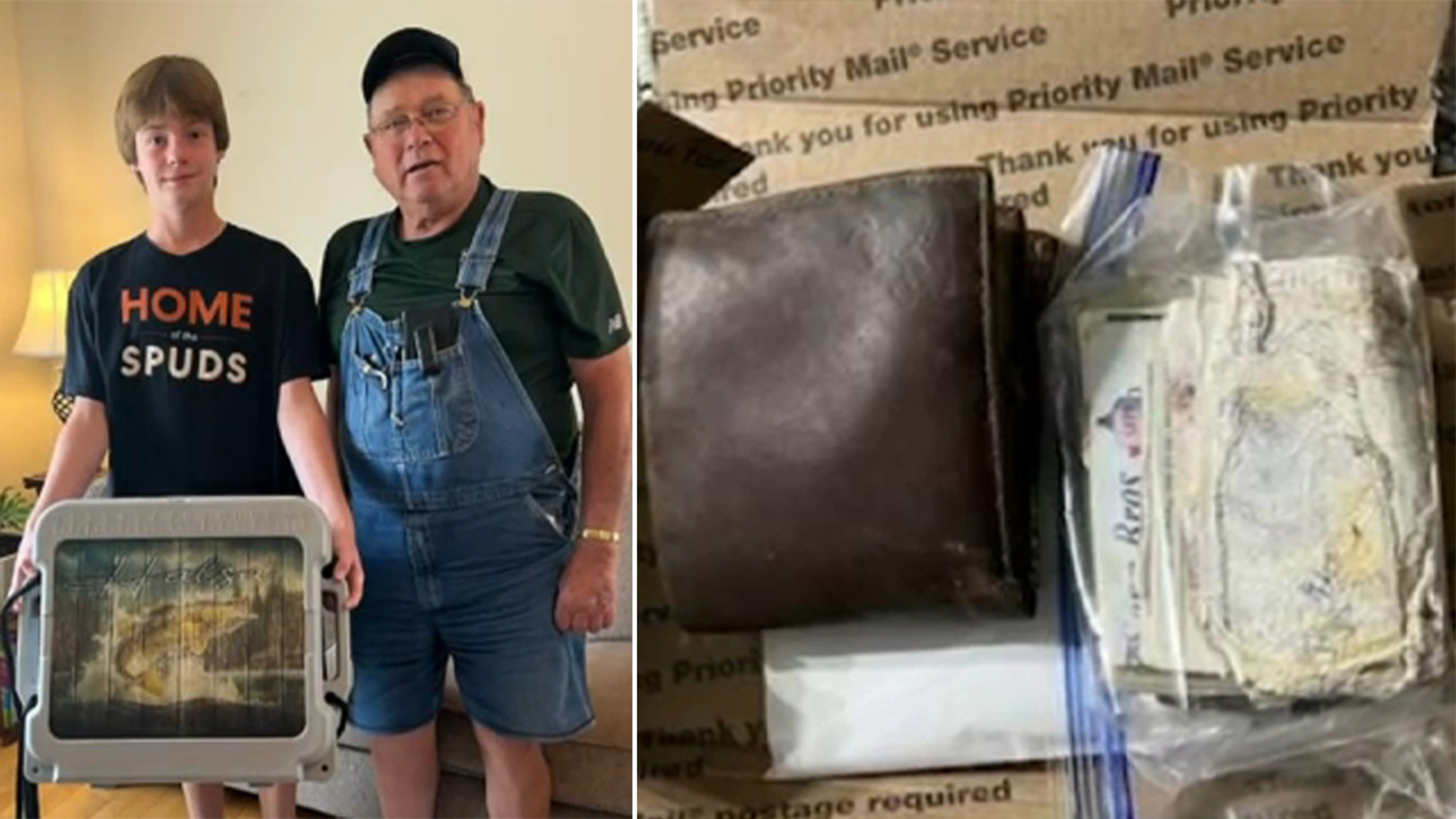 Teen "Catches" Wallet While Fishing, Returns it to Owner