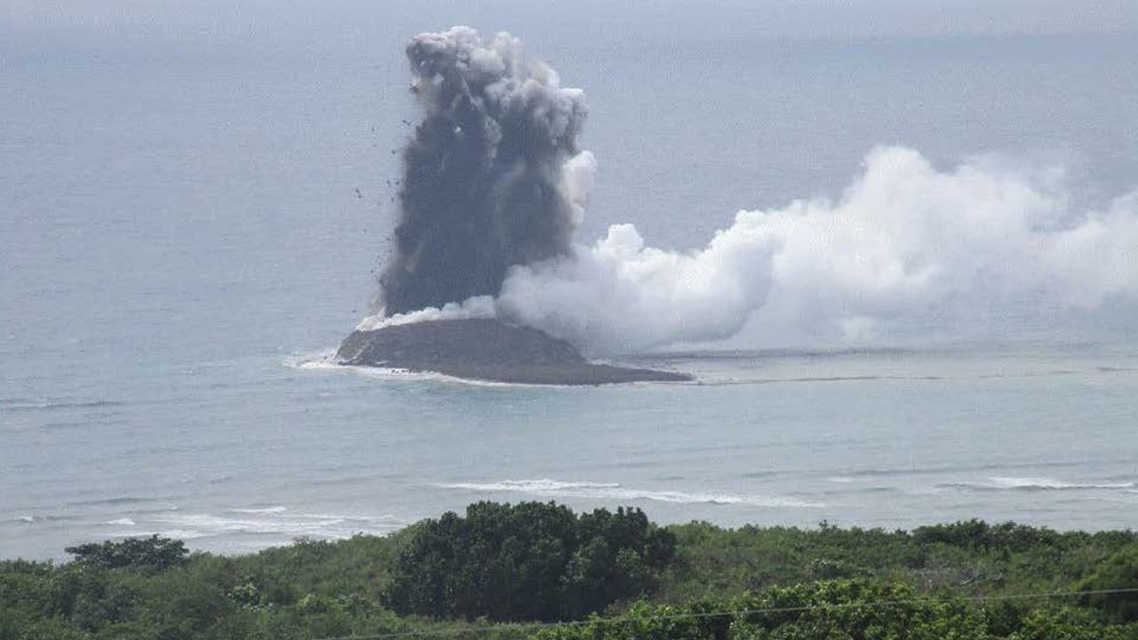 Volcanic Eruption Makes New Island Off Coast of Japan