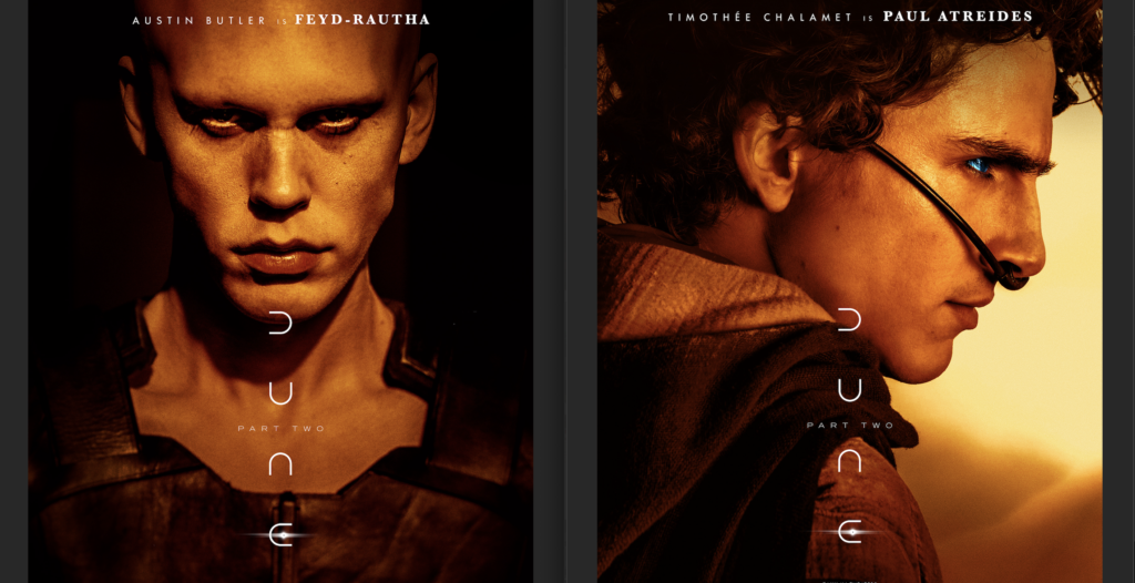 New Character Posters for "Dune Part Two" Released