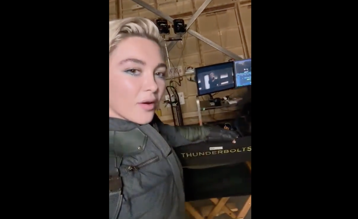 Florence Pugh Takes Us On "Thunderbolts" Set Tour