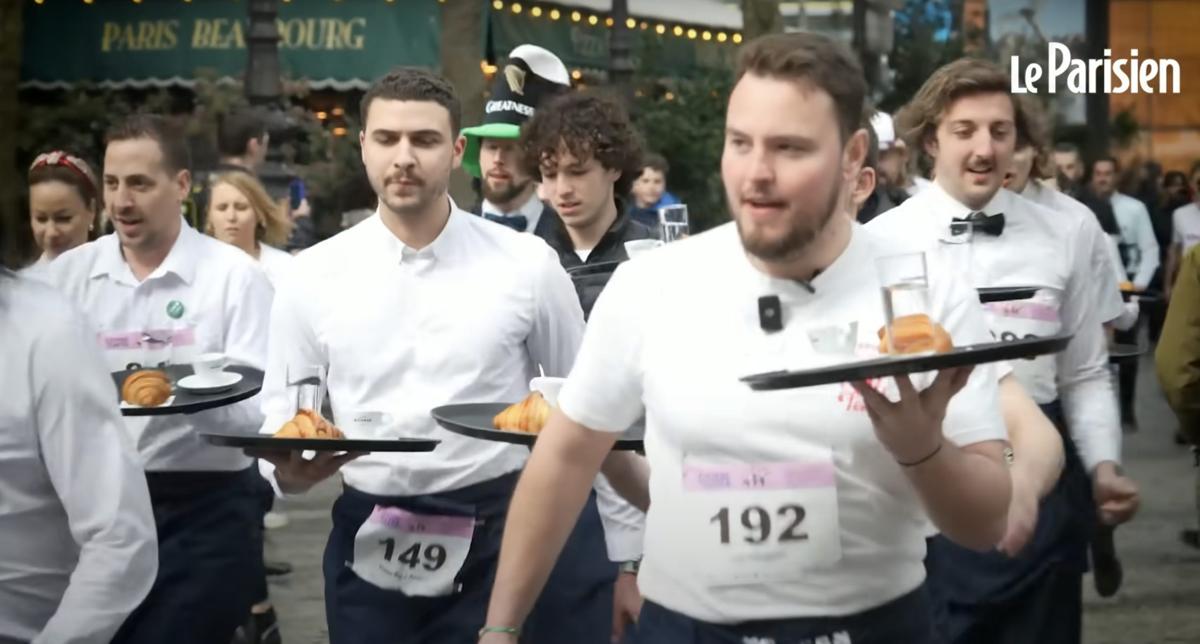 Fastest Waiter & Waitress Crowned in Historic Paris Café Races