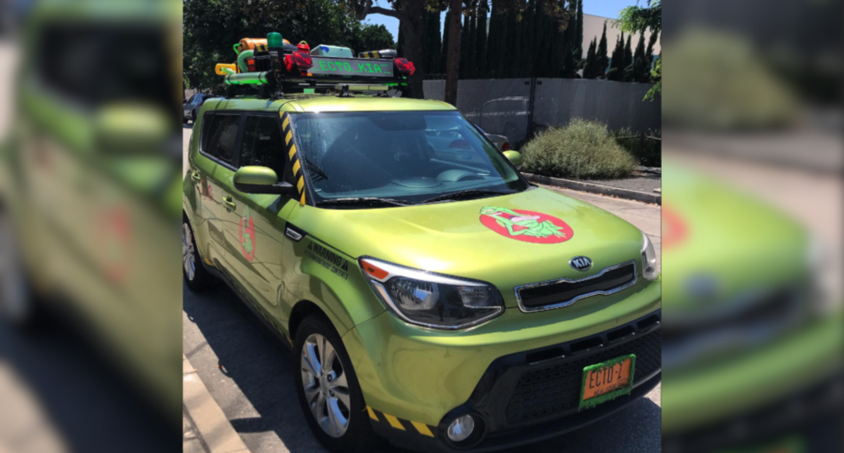 Custom "Ghostbusters" Kia Soul Stolen and Destroyed