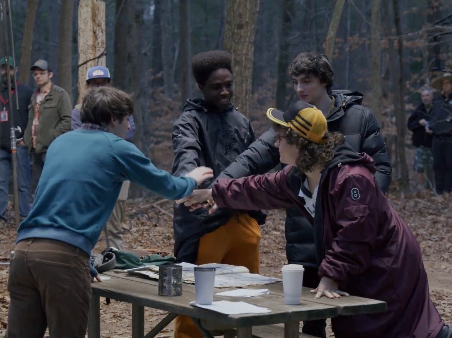 First Look at Final Season of "Stranger Things" BTS