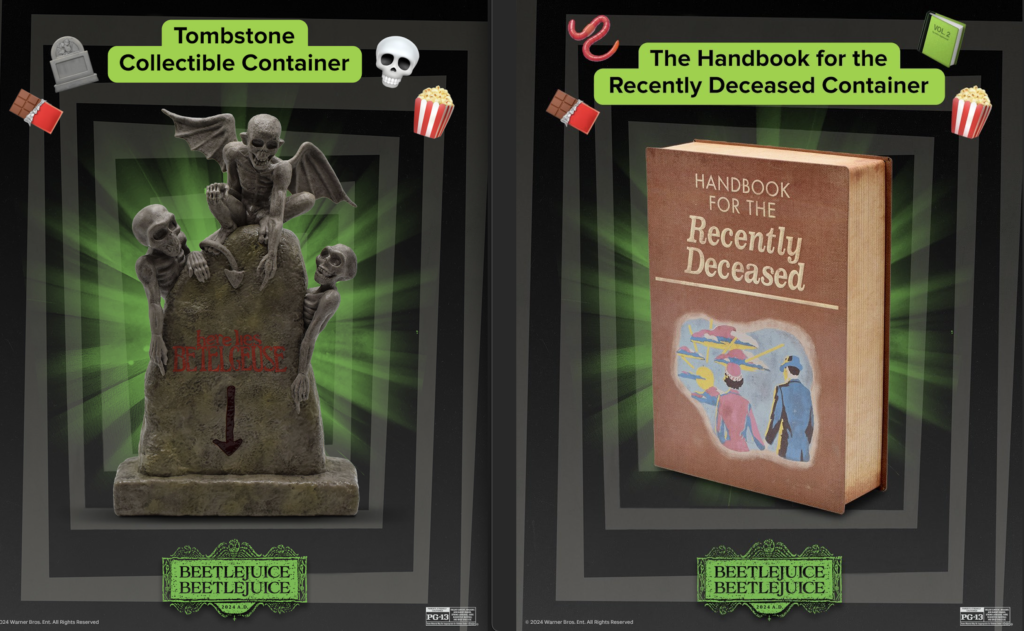 Regal Unveils 3 "Beetlejuice Beetlejuice" Popcorn Buckets!