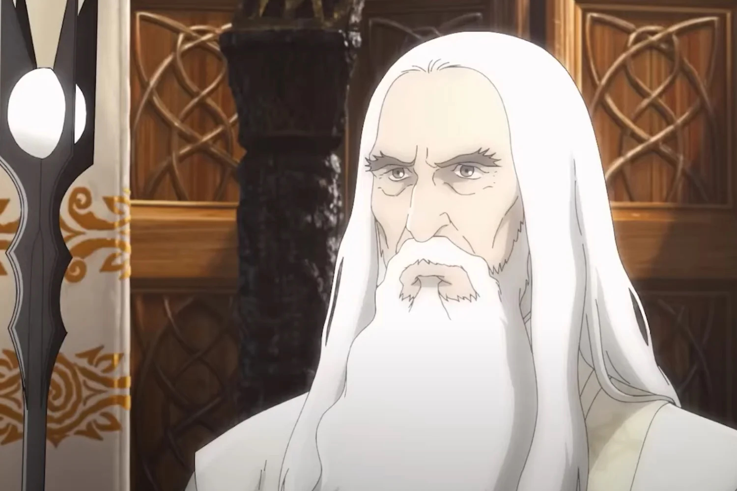 "Lord of the Rings: War Of The Rohirrim" Saruman is Christopher Lee