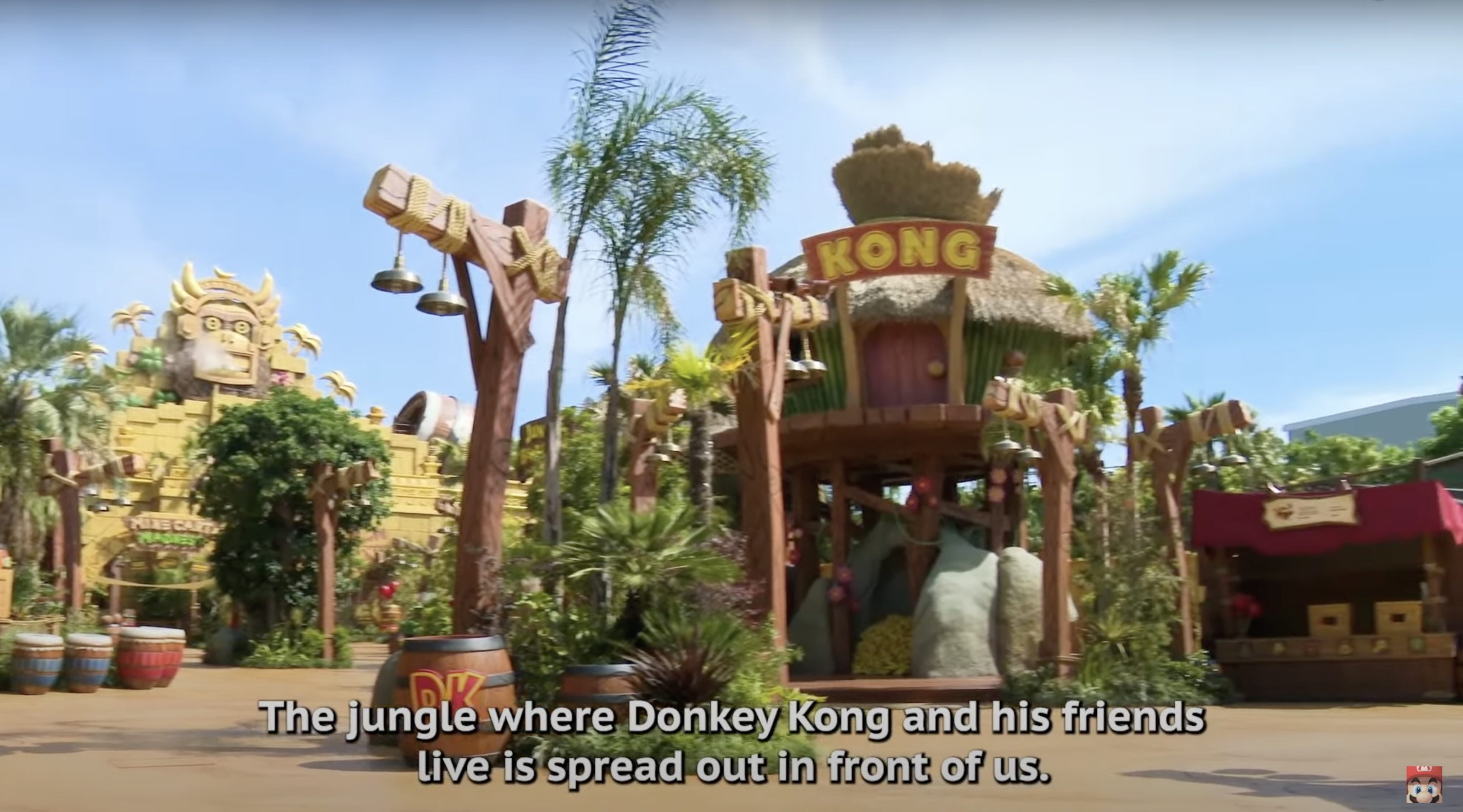 First Look at Universal Studios Japan's Donkey Kong Country!