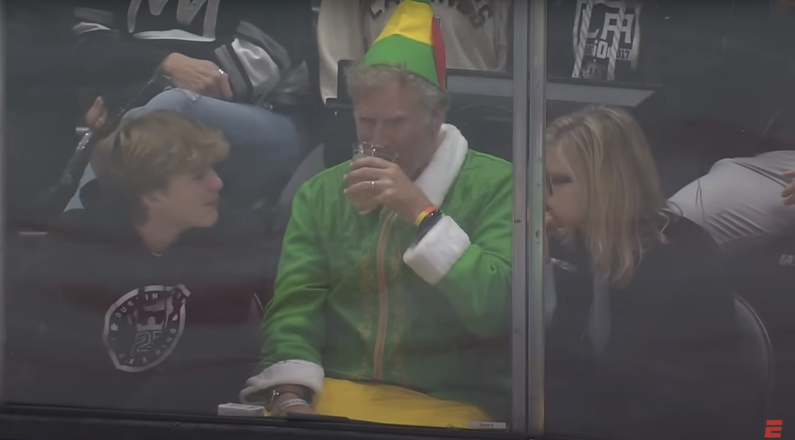 Buddy The Elf Spotted at LA Kings Hockey Game