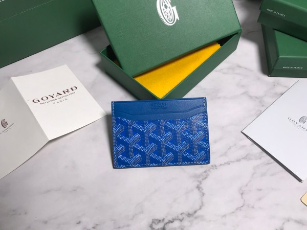 Goyard Card Holder Wallet Blue for Men: A Testament to Timeless Elegance