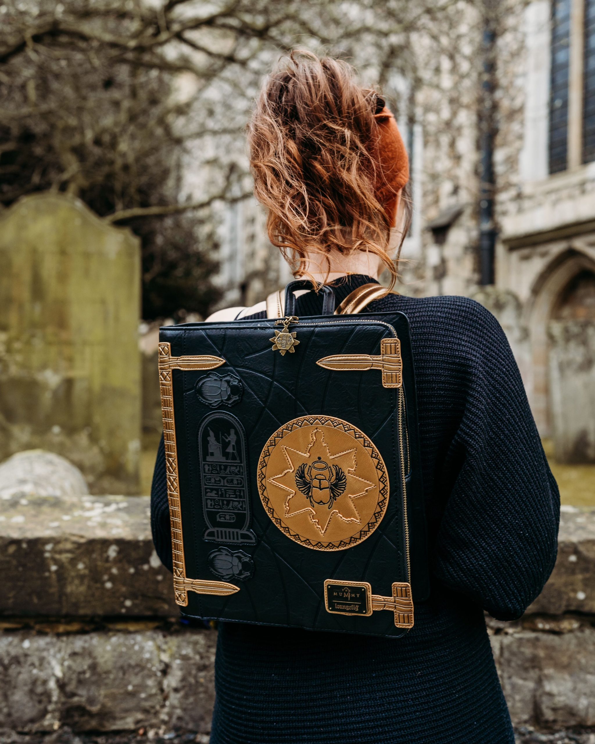 Loungely Introduces "The Mummy" Book of the Dead Backback!