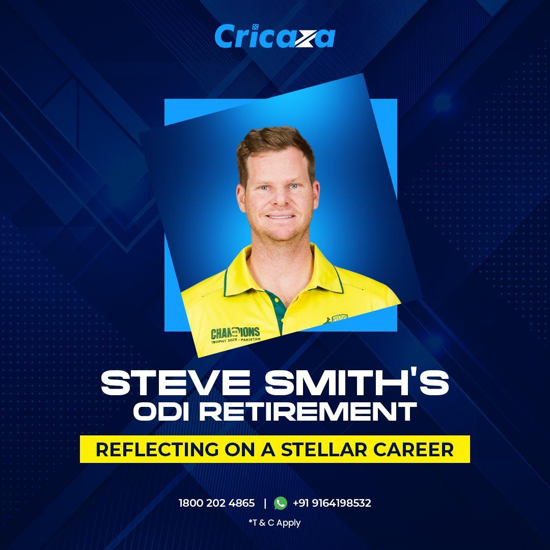 Steve Smith's ODI Retirement: Reflecting on a Stellar Career